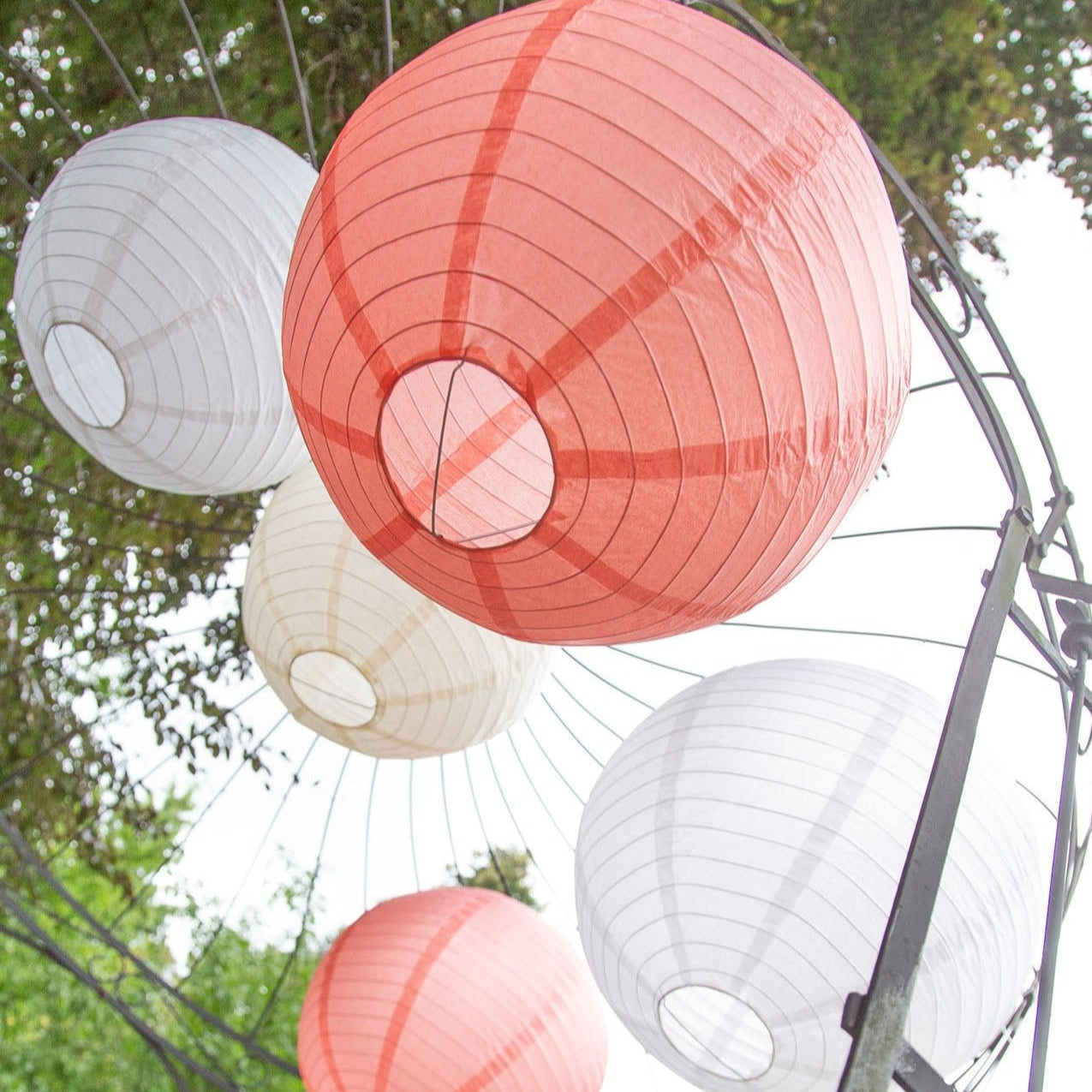 Lampion Ø 35cm Rosa